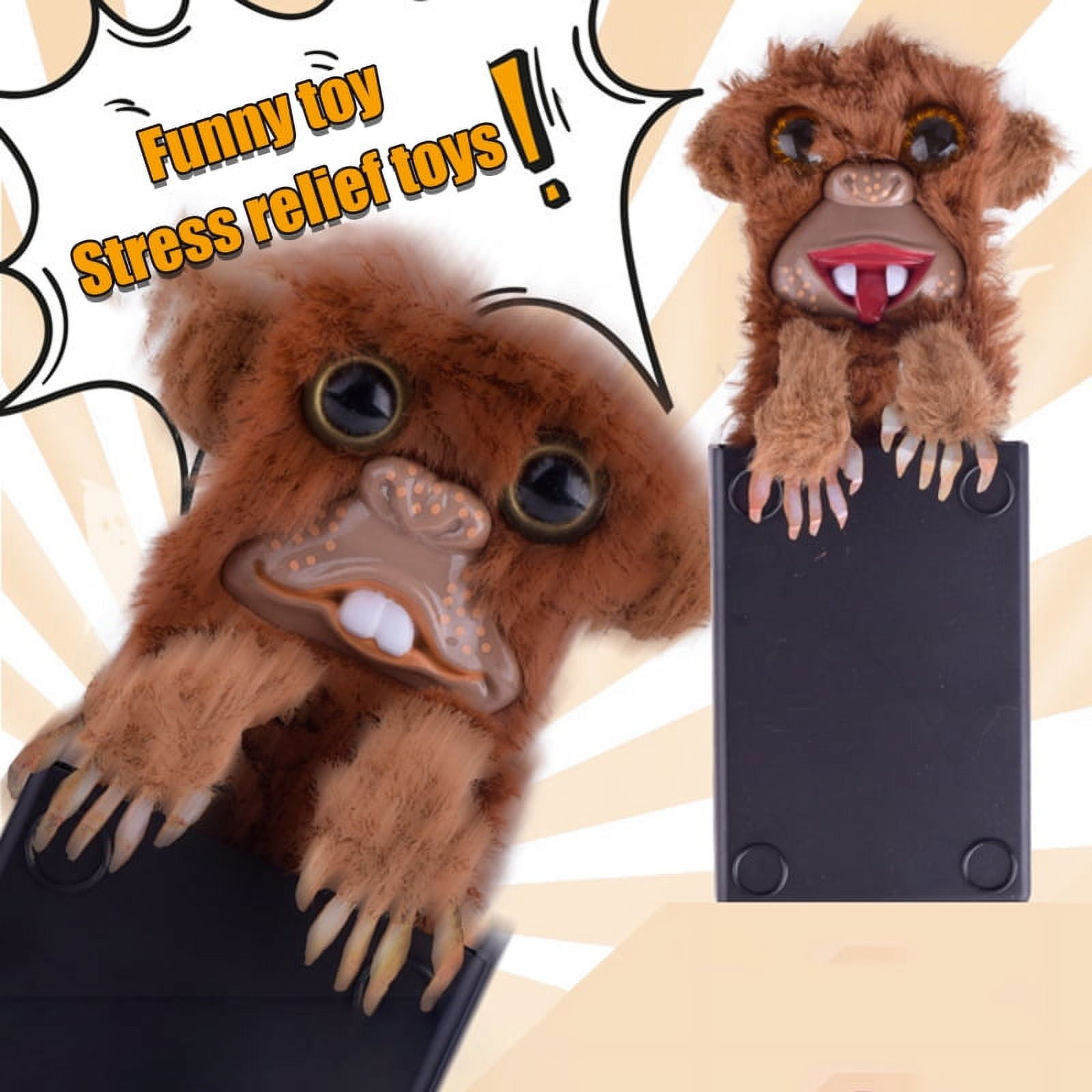 Prank Monkey Toy Up Surprise Monkey Plush Toy Interactive Fun Prank ...