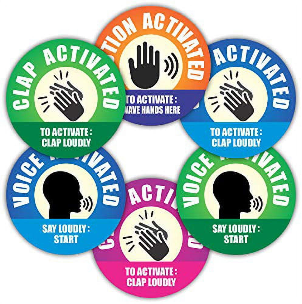 Prank Stickers - (Pack .. .. of 120) 2" .. Large .. Round Fake .. Voice ...