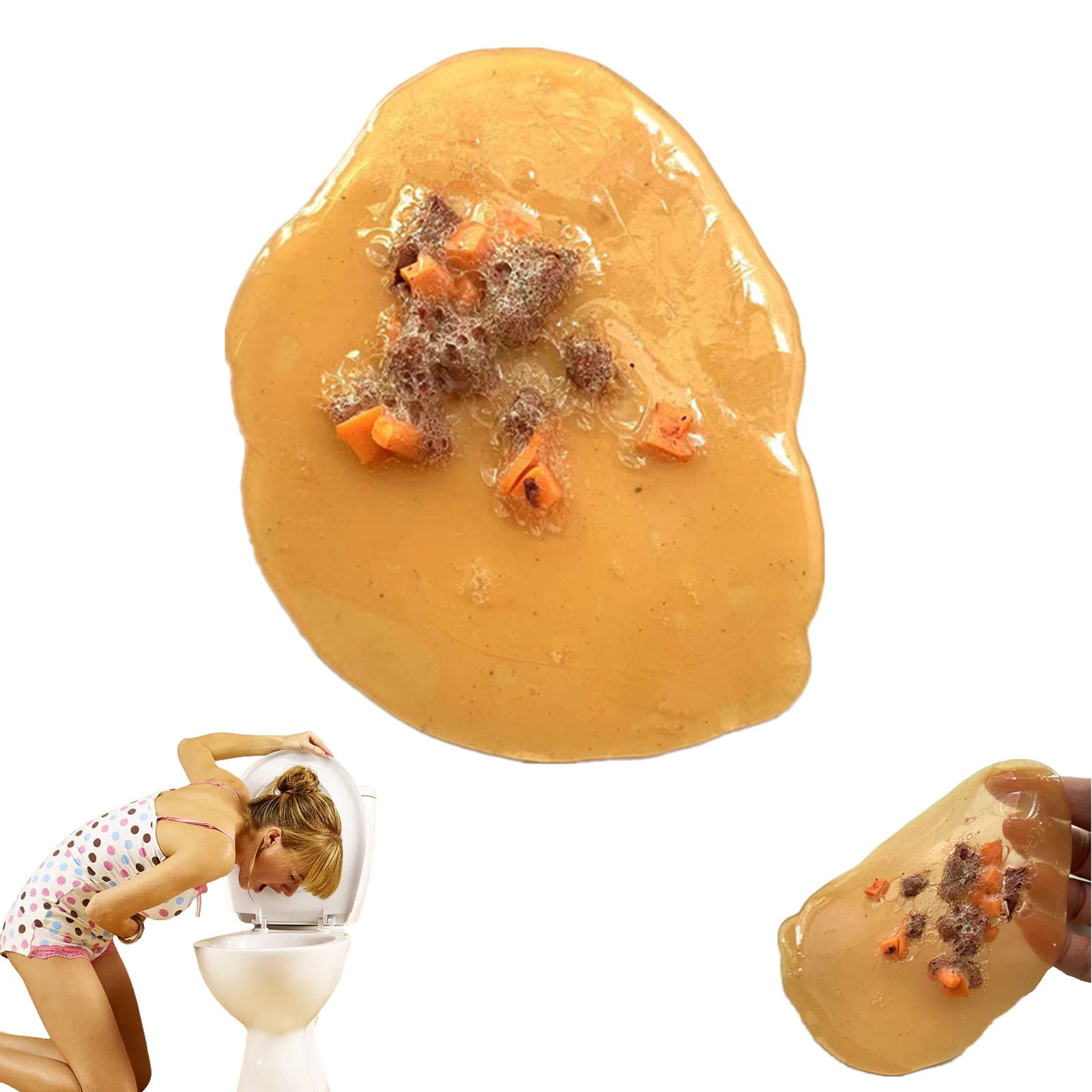 Prank Throw Up Block, Favorite Trick Joke Toys Look Real, Realistic ...