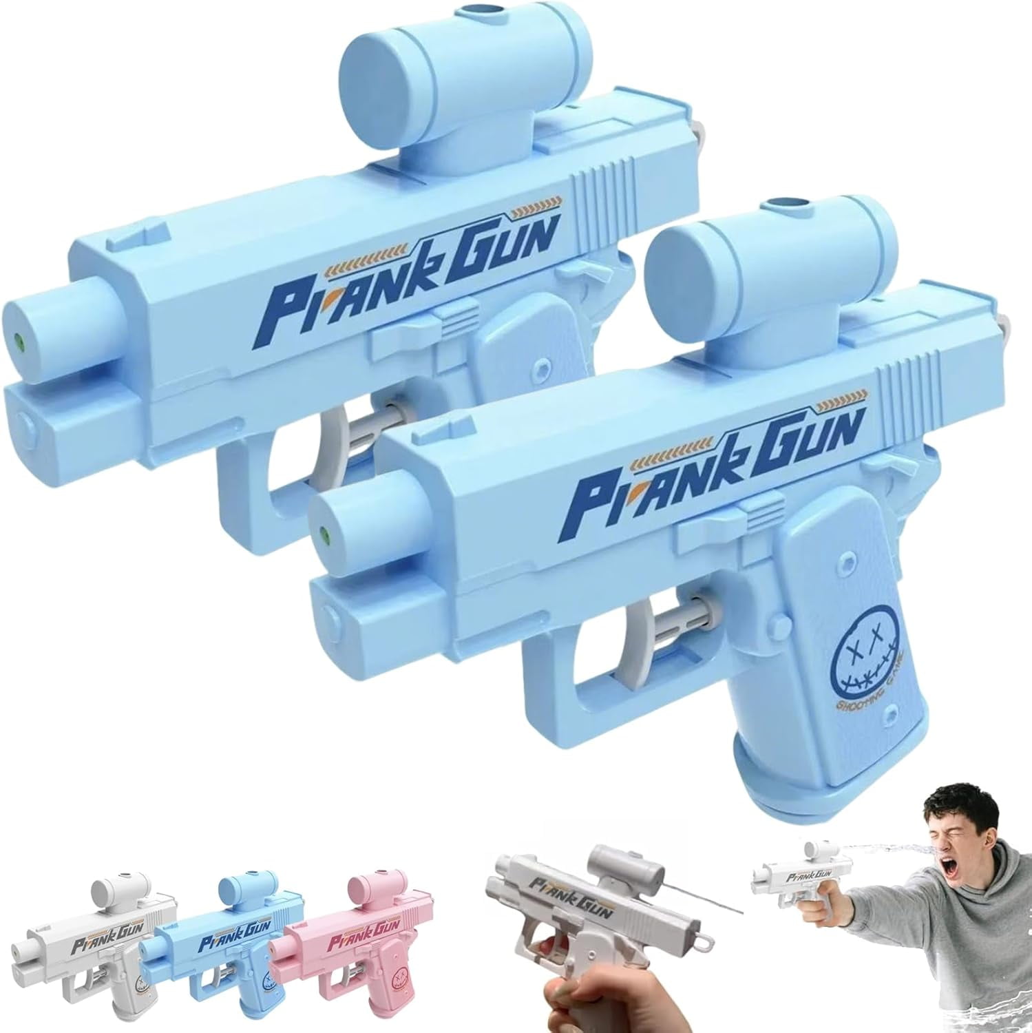 Prank Two-Way Water Toy, 2PCS Prank Water Toy Spray from Front and Back ...