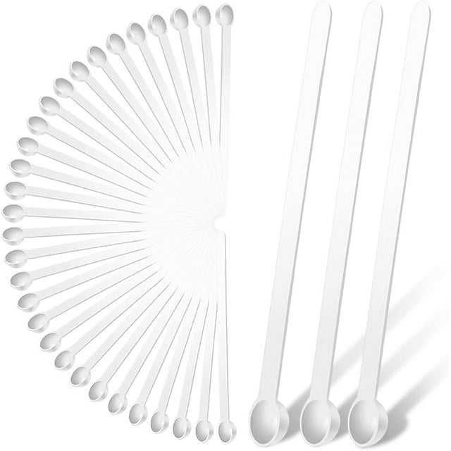 Prasacco 32 Pieces 1/32 Teaspoon 0.15 mL Mini Measuring Spoons Micro ...