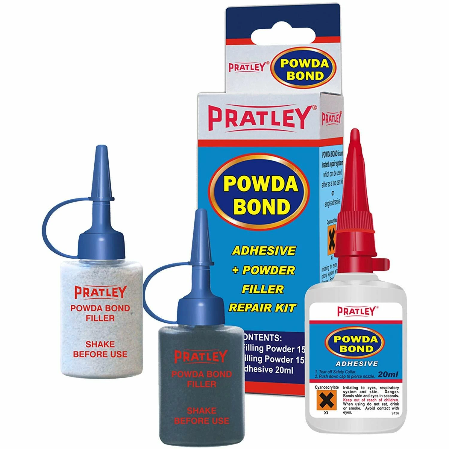 Pratley Powda Bond - Adhesive And Powder Filler Repair Kit - Walmart.com