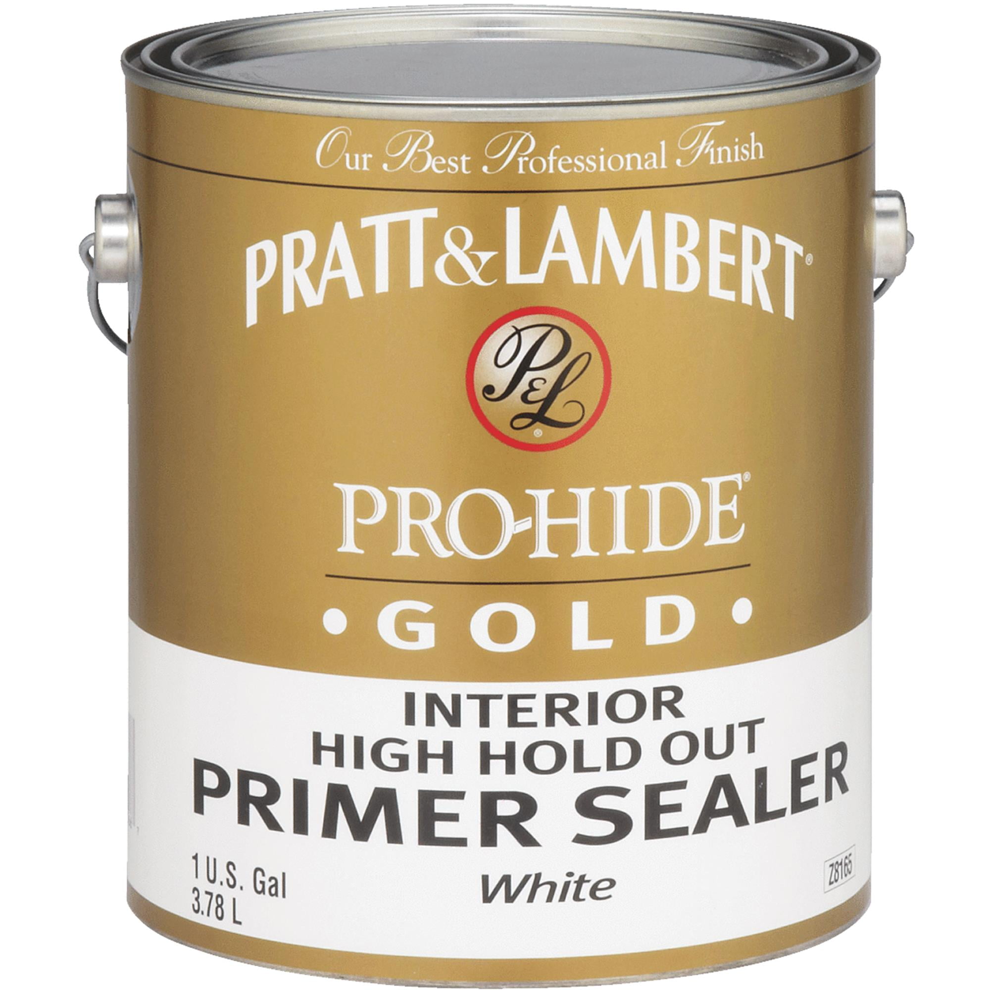 Pratt & Lambert Pro-Hide Z8165-16 Gold Interior Primer Sealer, White, 1 ...