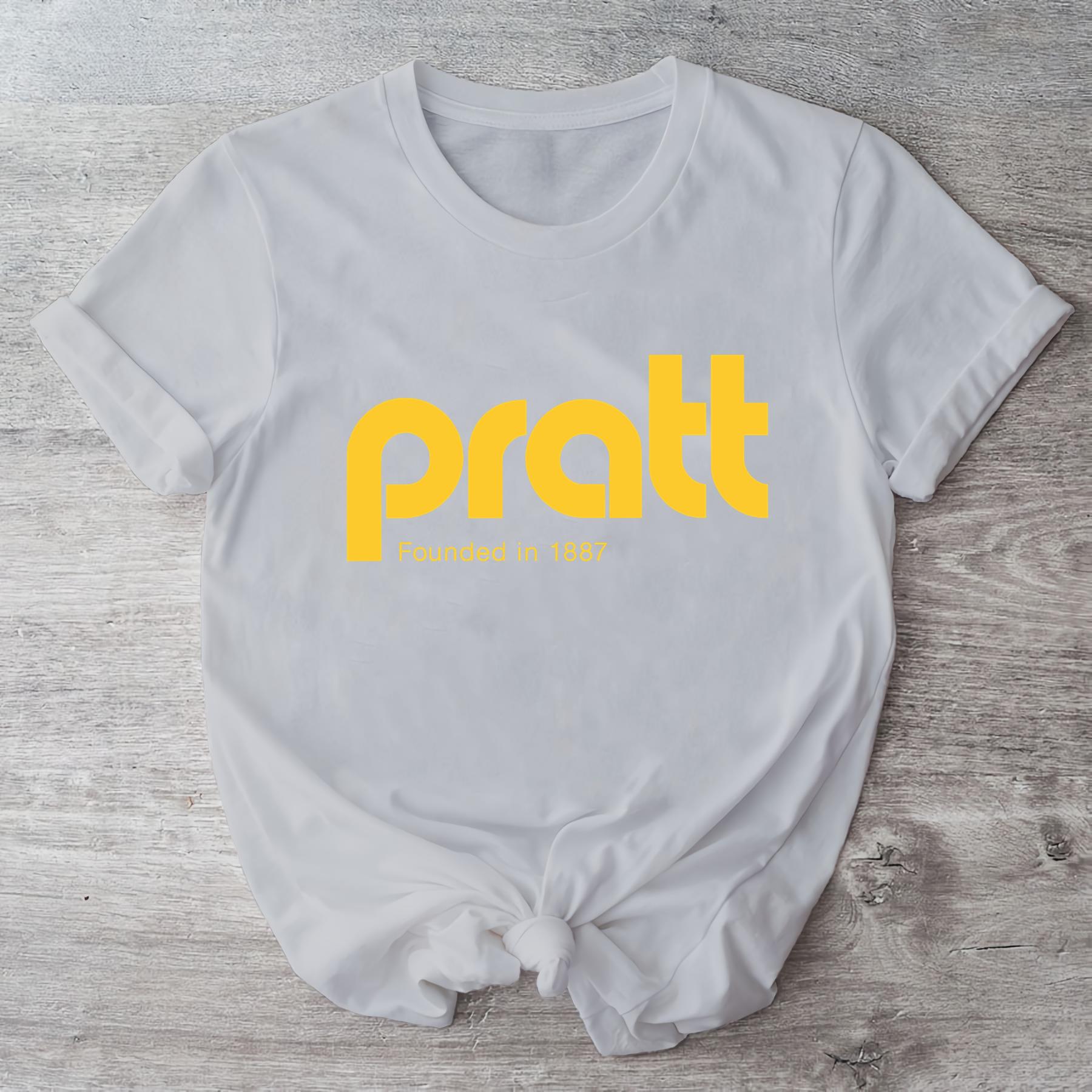 Pratt Retro Logo Black And Gold Unisex Sweatshirt-TH43140 - Walmart.com