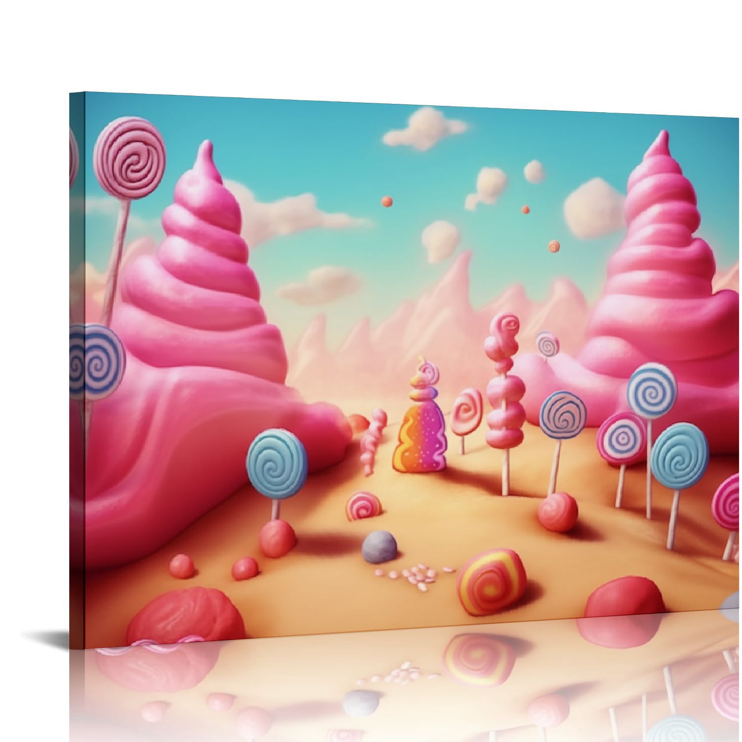 Pratyus Candy Land Canvas Wall Art Decor for Home Living Room Bedroom ...