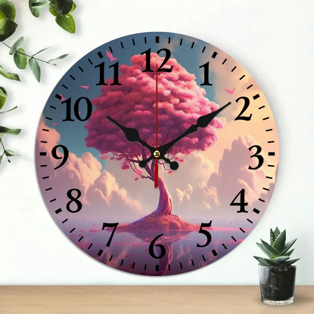 Pratyus Fantasy Art Round Wooden Wall Clock Wall Hanging Decor 10 ...