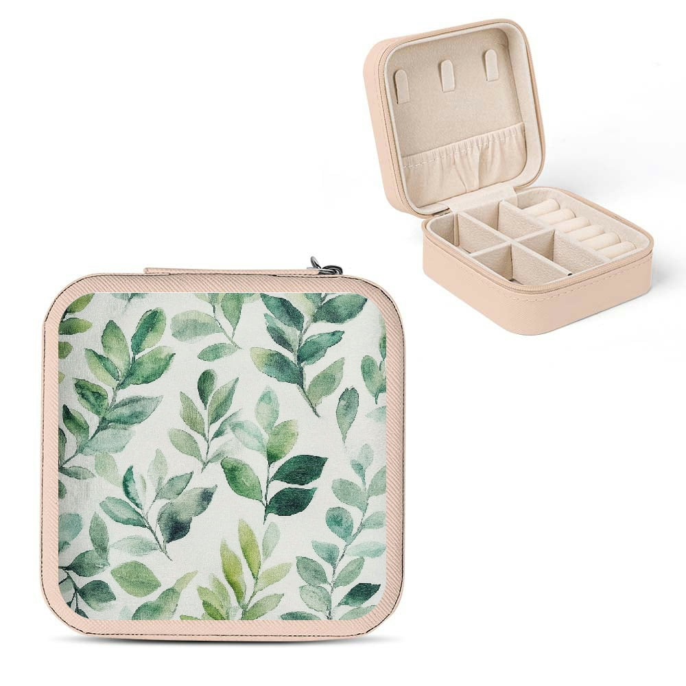 Pratyus Green Leaf Anniversaries Gifts Jewelry Box Organizer for ...