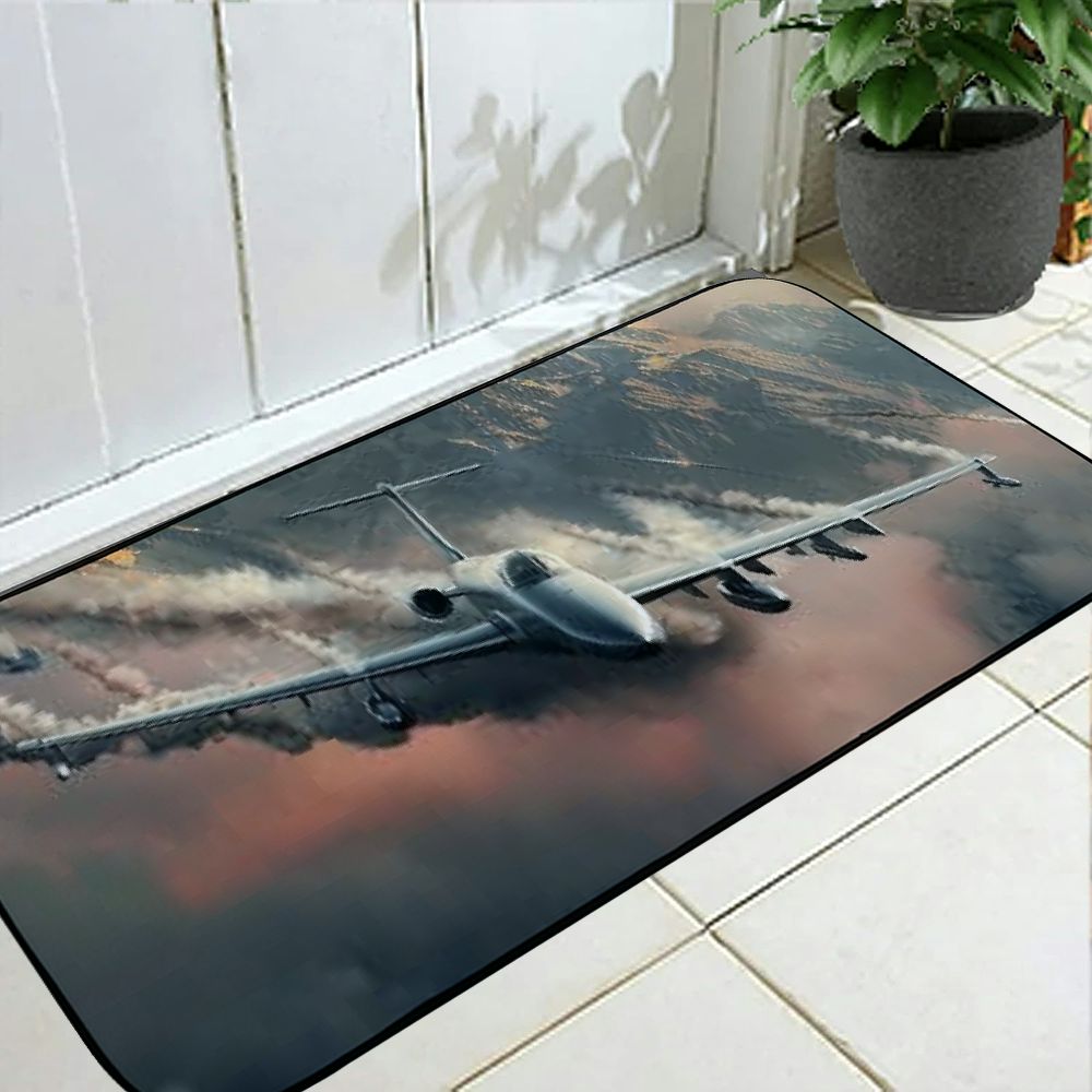 Pratyus Mountains Sky Outdoor Doormat for Entryway Indoor/Outdoor/Front ...