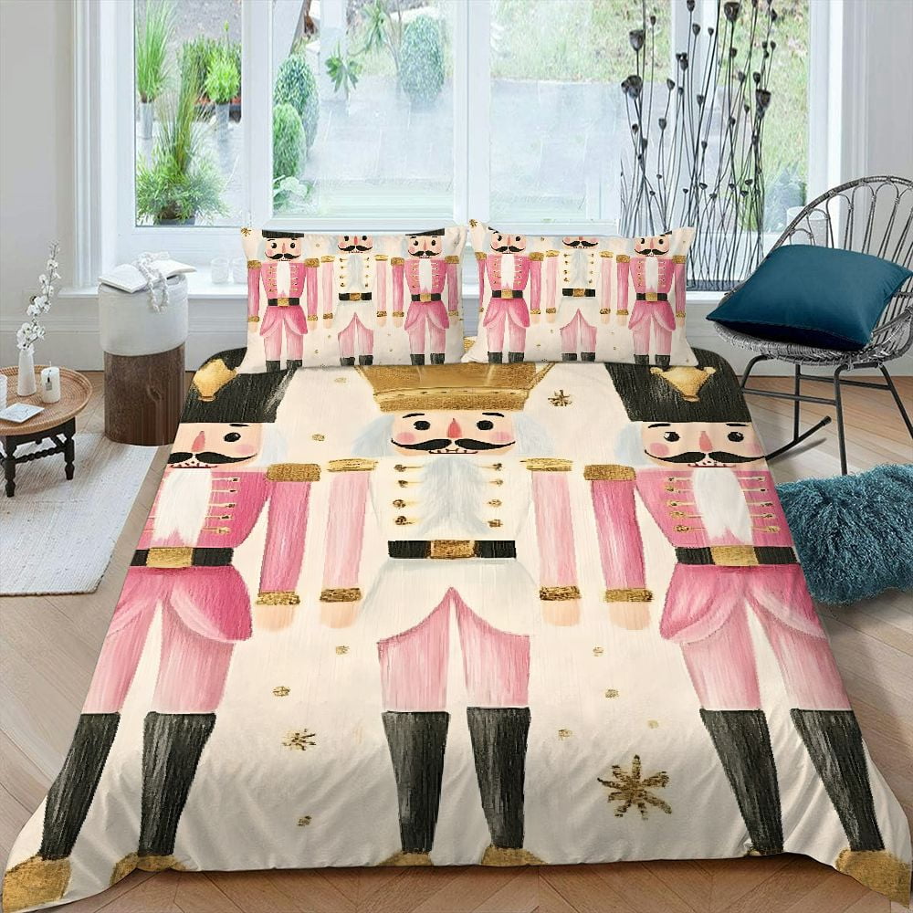 Pratyus Nutcrackers 3-Piece Bedding Set with Modern Patterns for ...