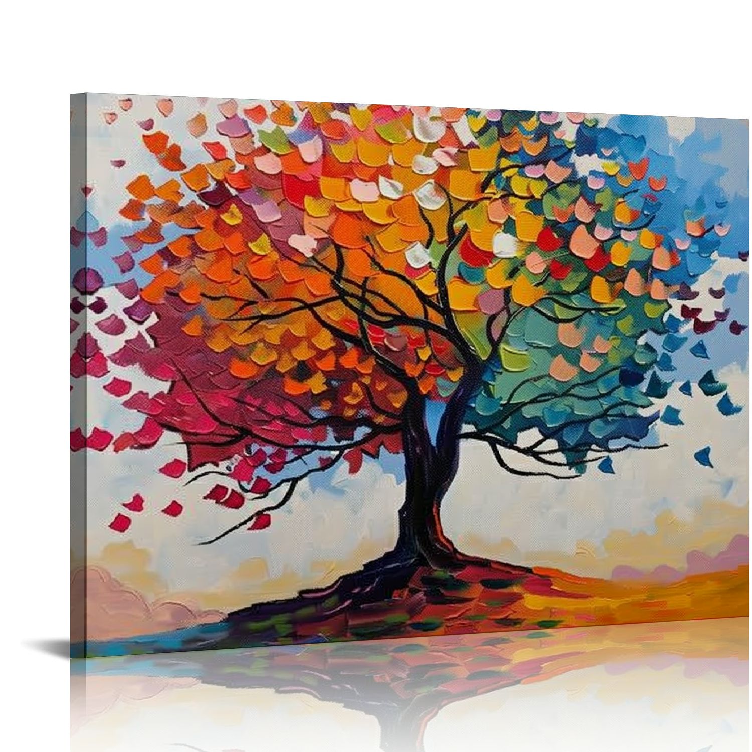 Pratyus Triadic Color Scheme Canvas Wall Art Modern Prints for Home ...