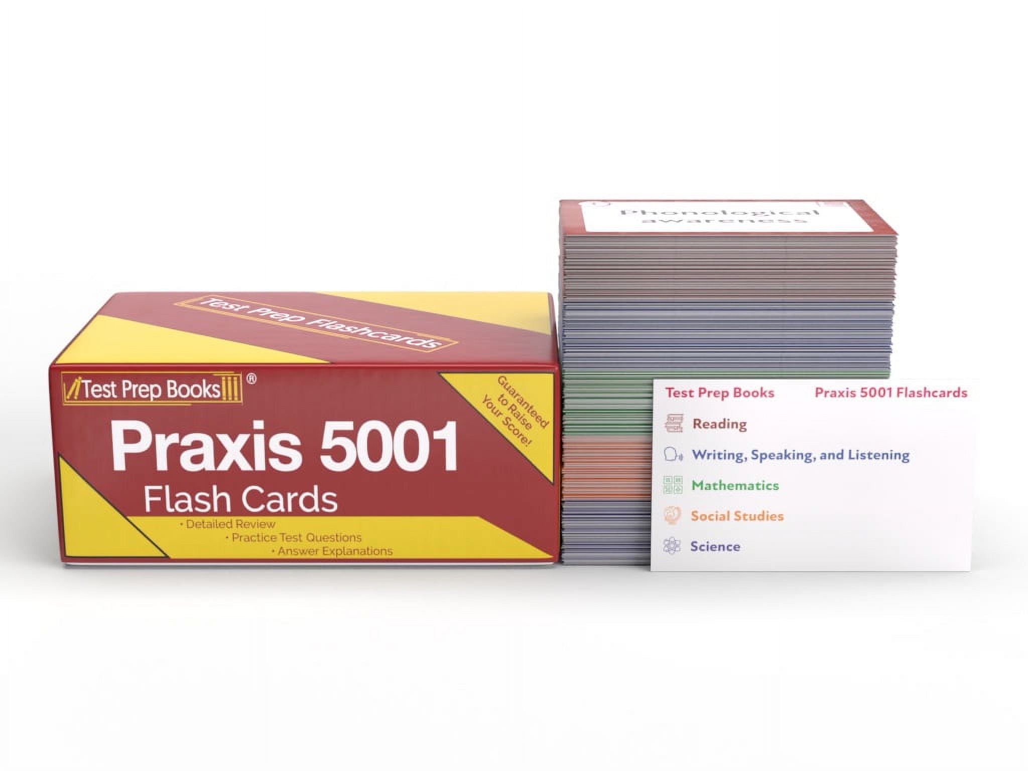 Praxis Elementary Education Multiple Subjects 5001 Study Cards: Praxis ...