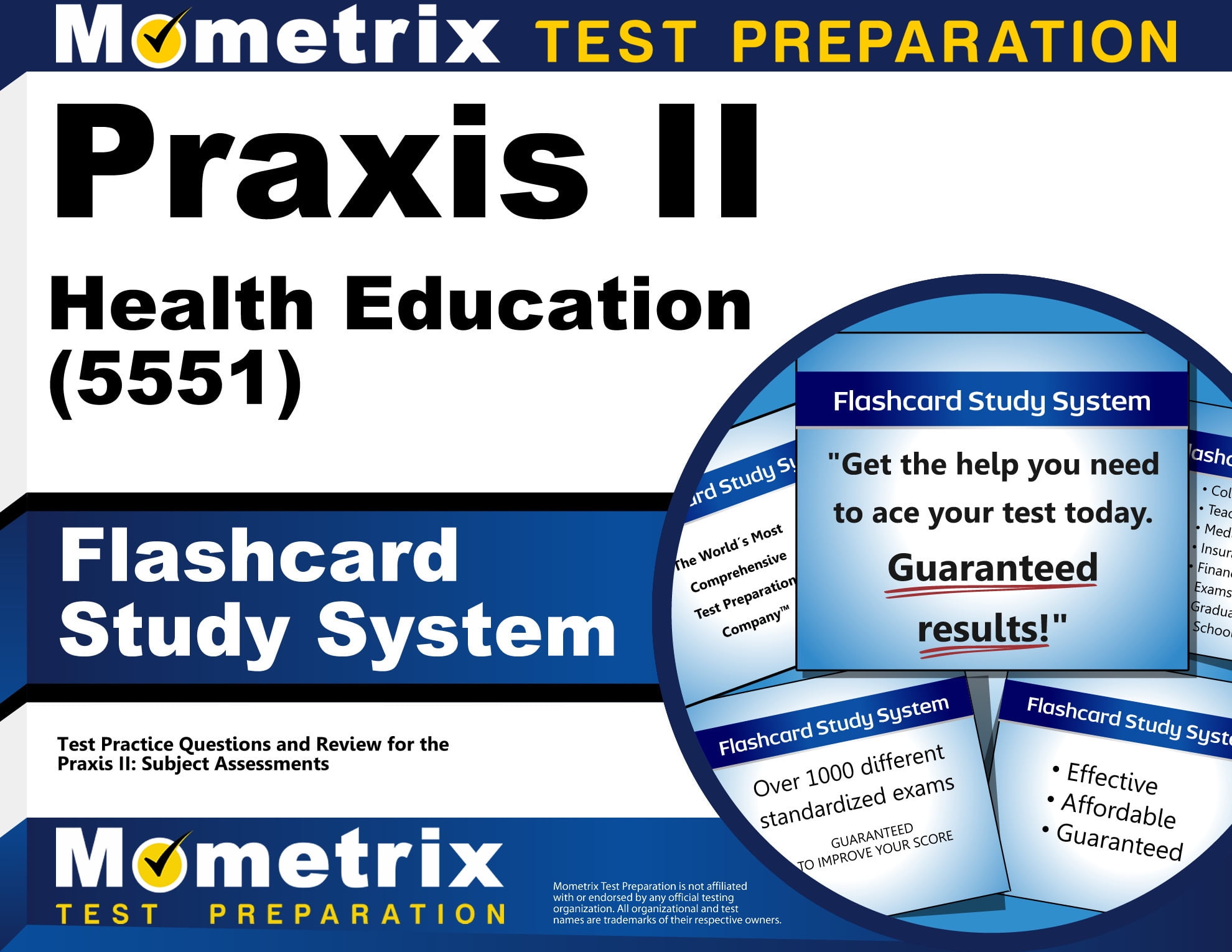 Praxis II Health Education (5551) Exam Flashcard Study System : Praxis ...