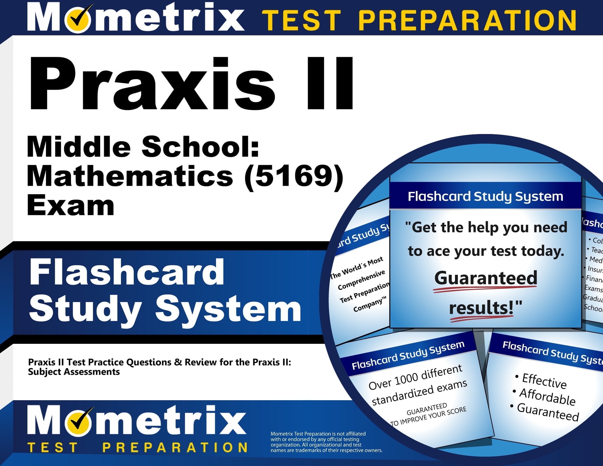 Praxis II Middle School: Mathematics (5169) Exam Flashcard Study System ...