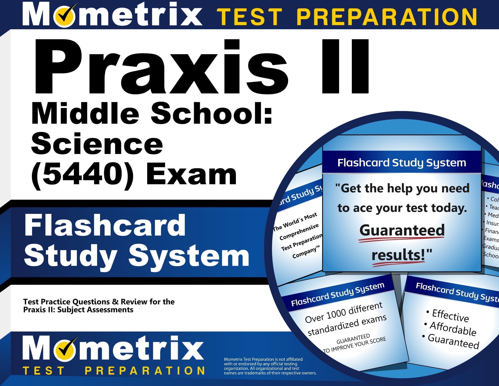 Praxis II Middle School Science (5440) Exam Flashcard Study System ...