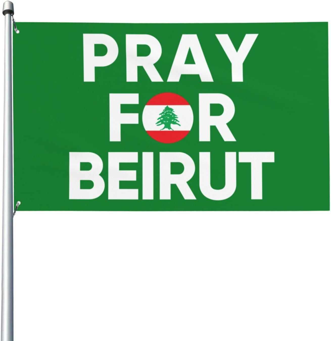 Pray For Beirut Flag 3x5 I Stand With Lebanon Beirut Flag Banner Allah ...