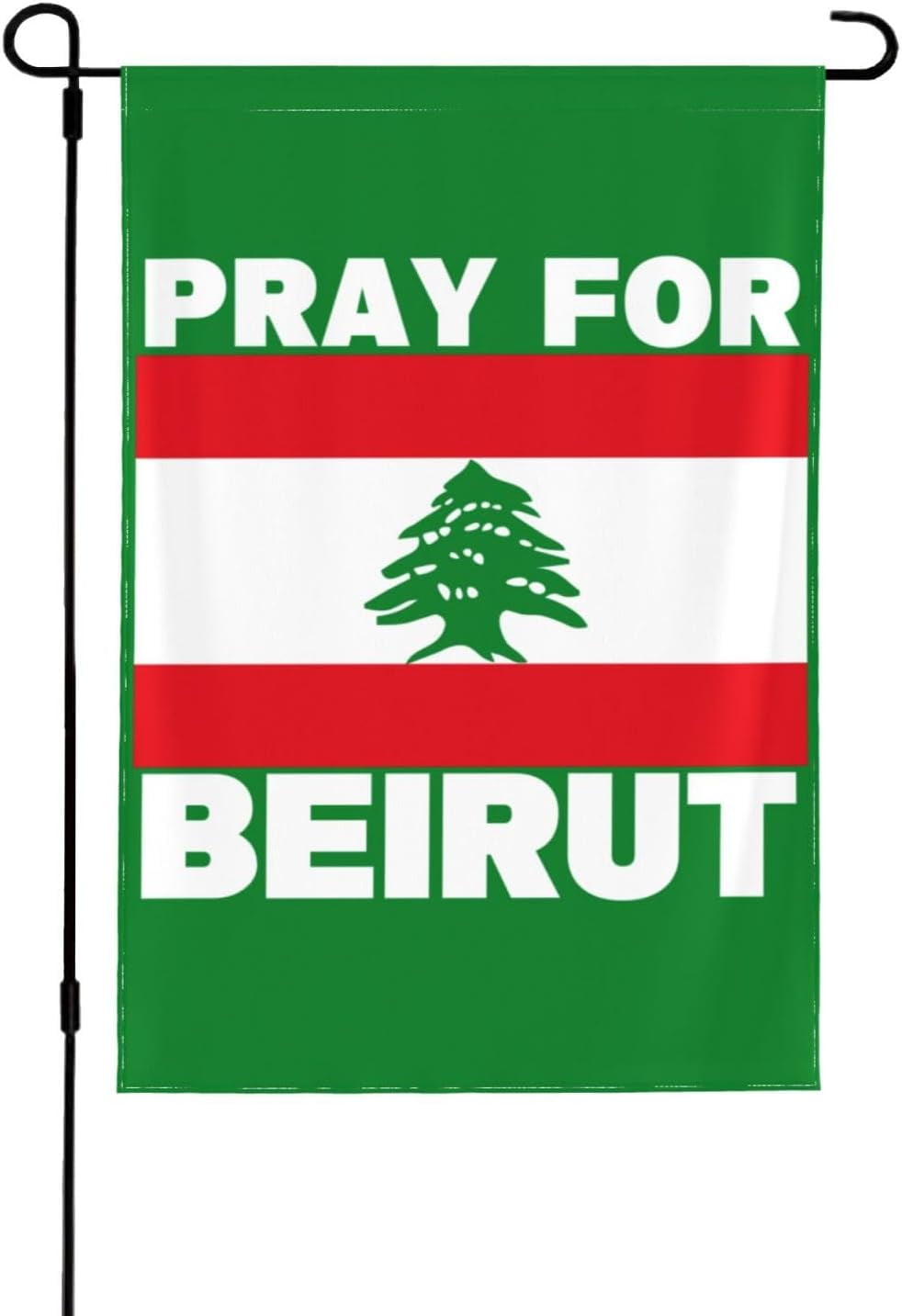 Pray For Beirut Garden Flag 12x18 I Stand With Lebanon Beirut Yard Flag ...