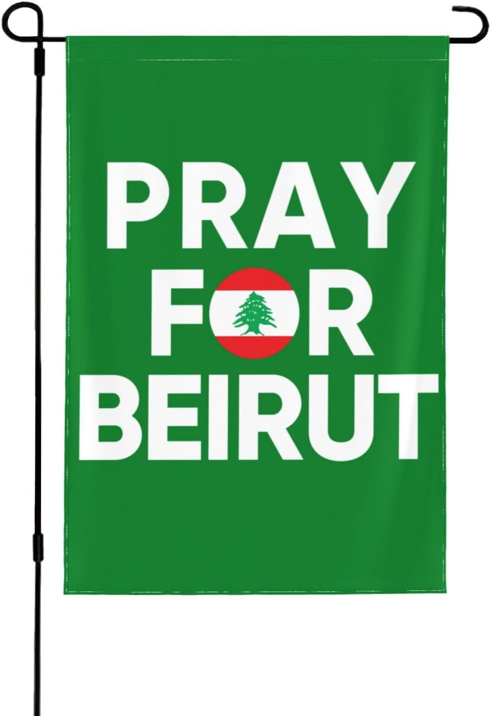 Pray For Beirut Garden Flag 12x18 I Stand With Lebanon Beirut Yard Flag ...