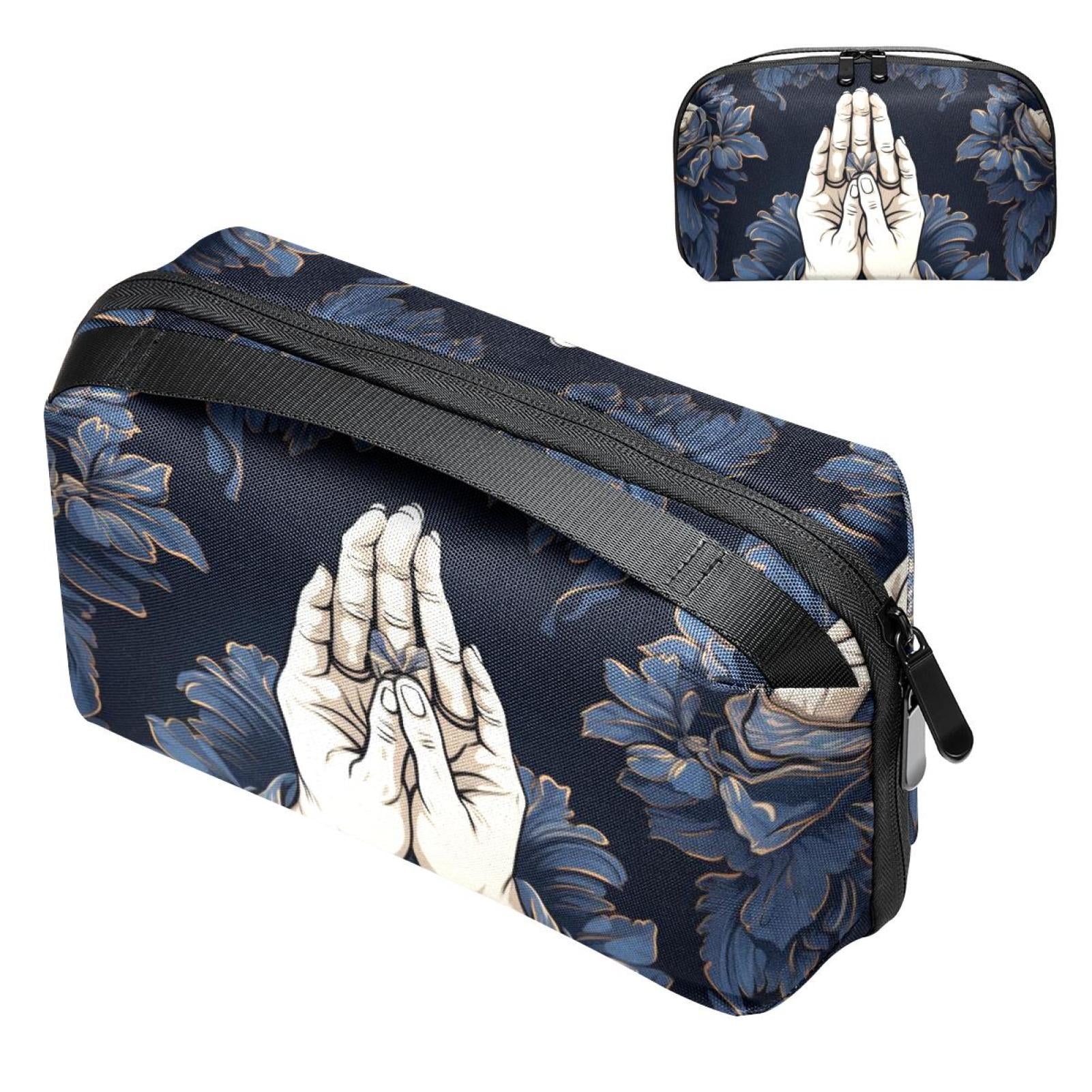 Pray Digital Bag Organizer Travel Case with Oxford Fabric Waterproof Material - 5.9x9.44x3.14 in ...