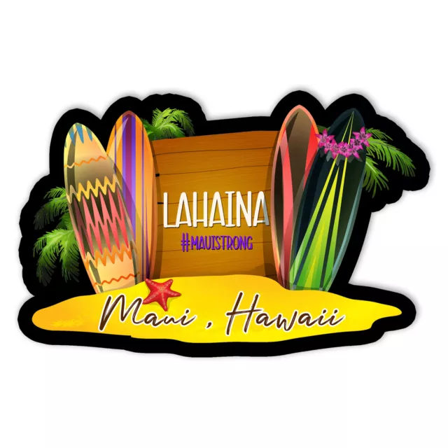 Pray For Maui Hawaii Strong Hawaii Beaituful Beach Island Sticker Phone ...