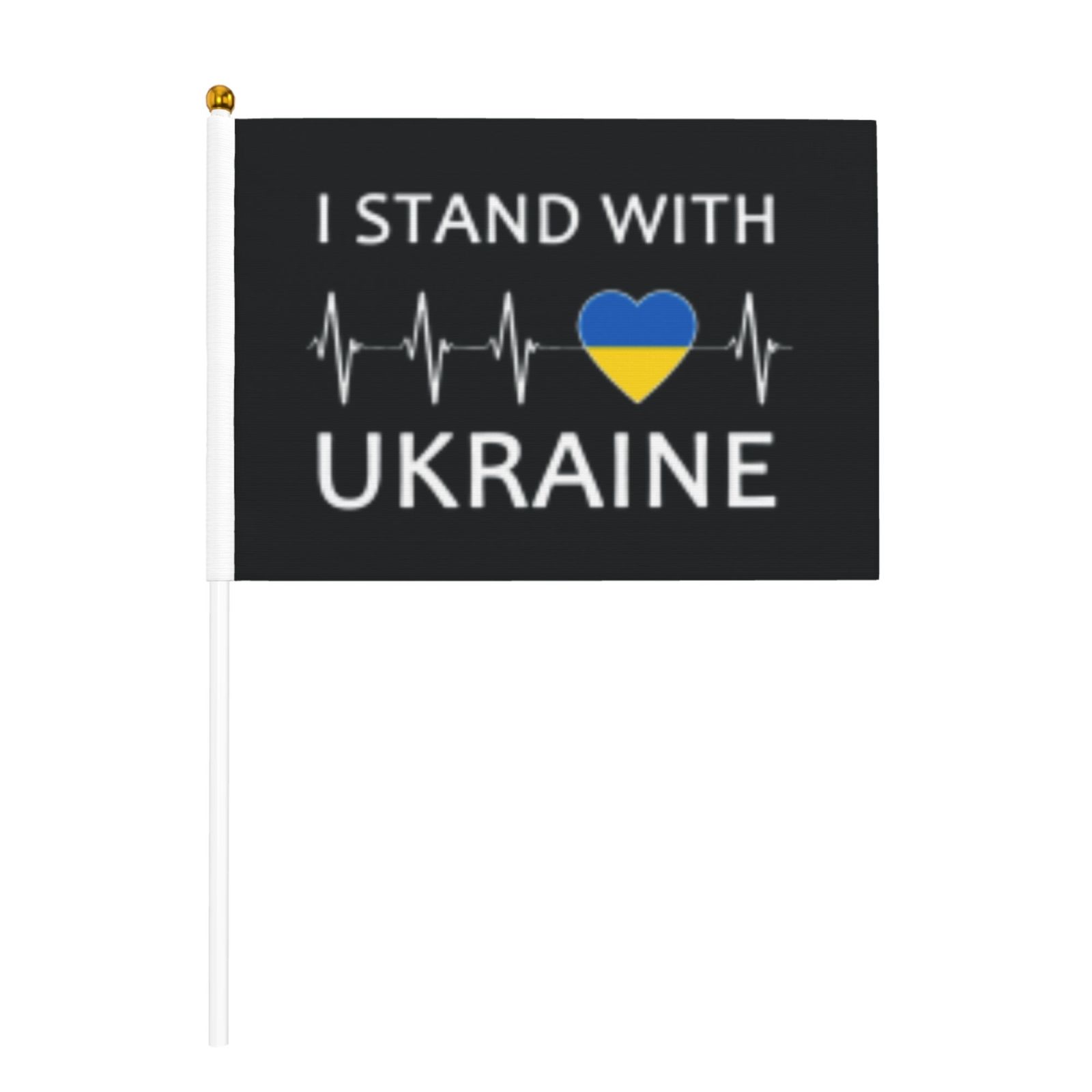 Pray For U-kraine Flag Small Mini Hand Held Flags Small Miniature Flags 5.5x8.2 Inch,6 Pack ...