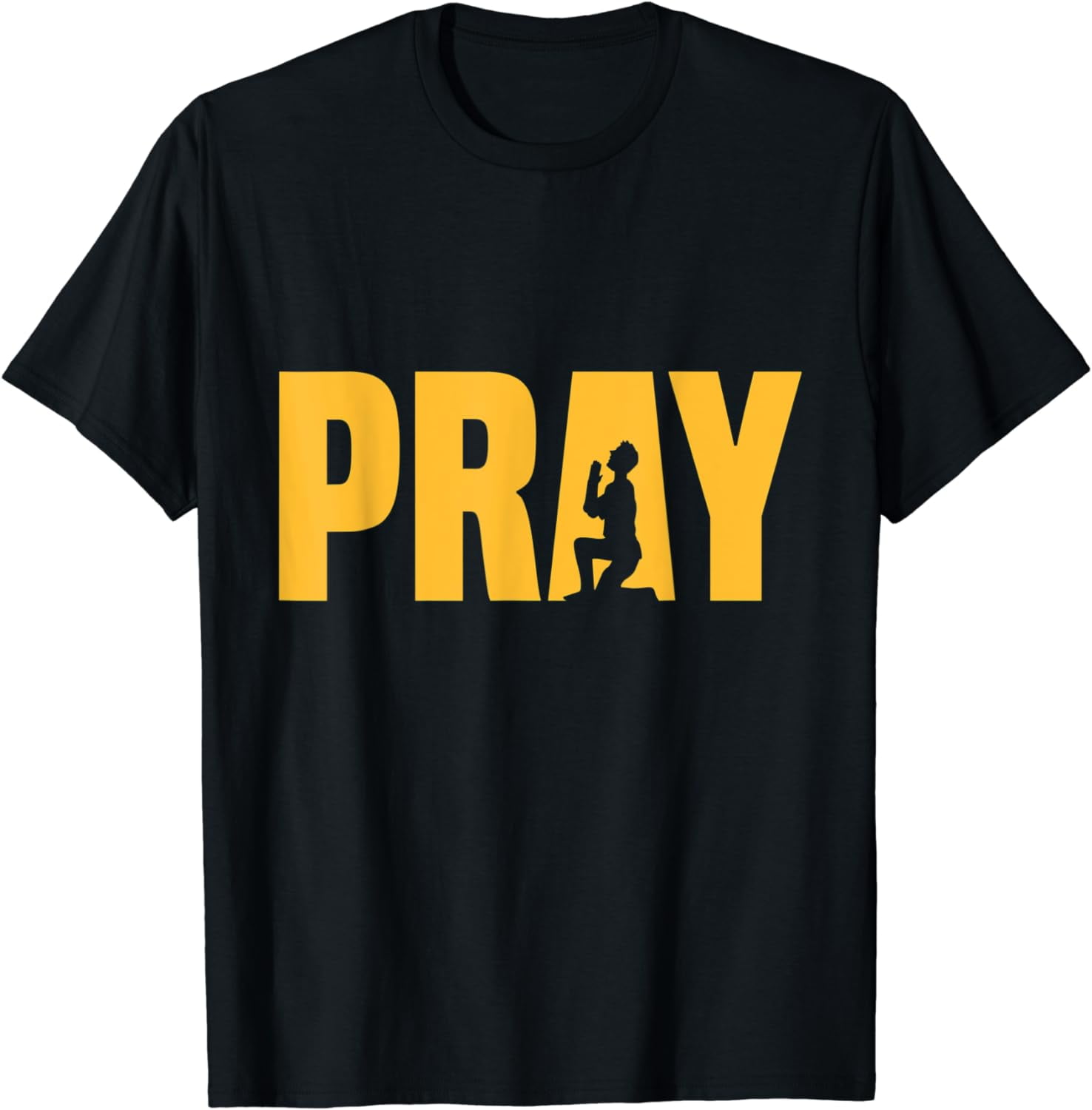 Pray Religious Faith Religion Christian Jesus Christ T-Shirt - Walmart.com