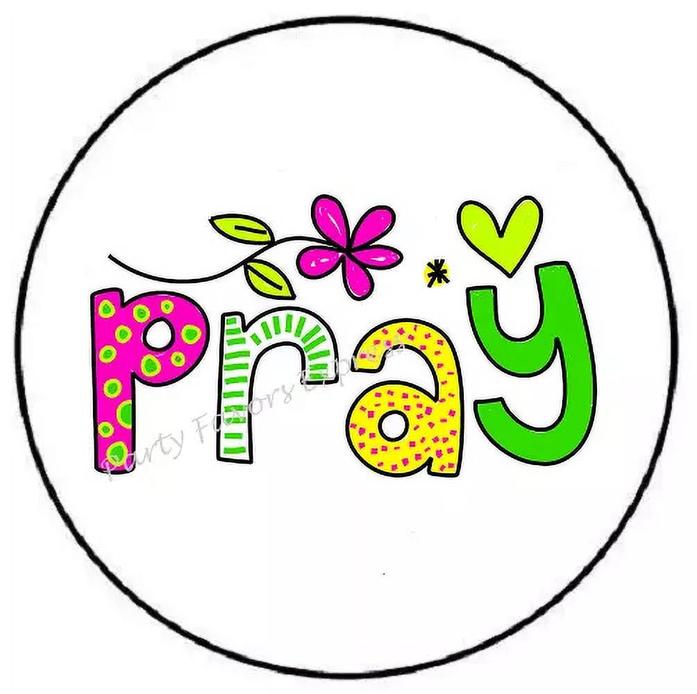 Pray Religious Stickers Party Favors Phone Decal Water Bottle Stickers ...