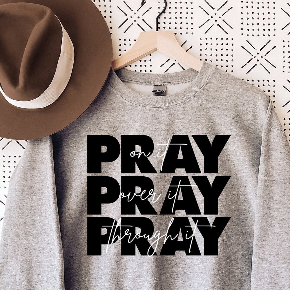 Pray On It Shirt, Christian Shirt, Christian Gift, Religious Shirt ...
