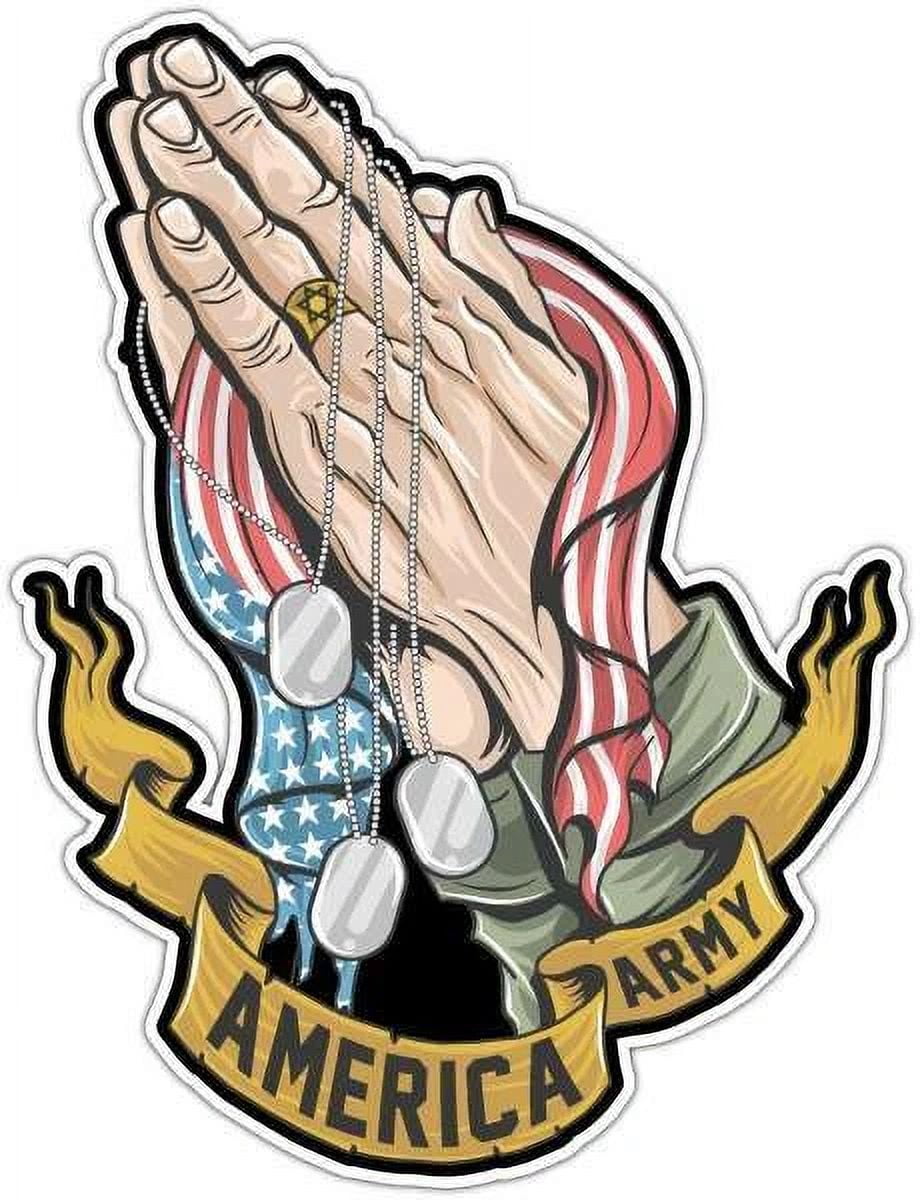 Pray For Soldiers American Army Military Car Stickerphone Decal Water ...