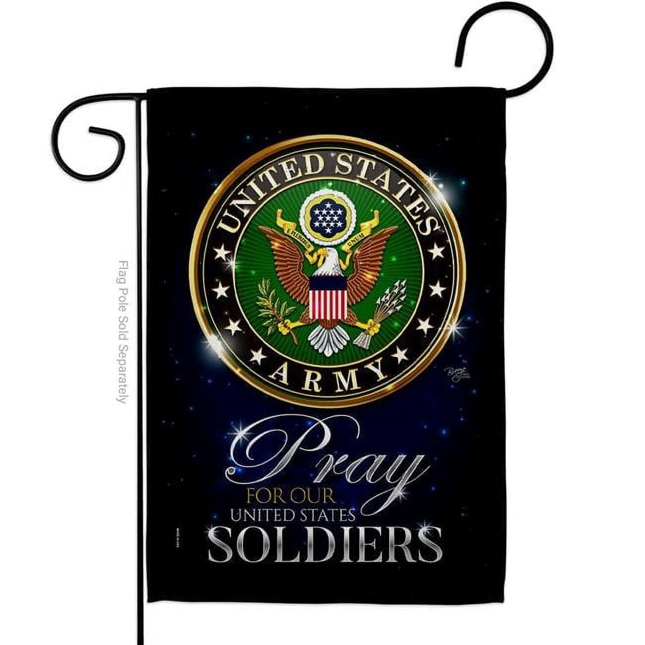Pray United States Soldiers Armed Forces Army Double-Sided Decorative ...