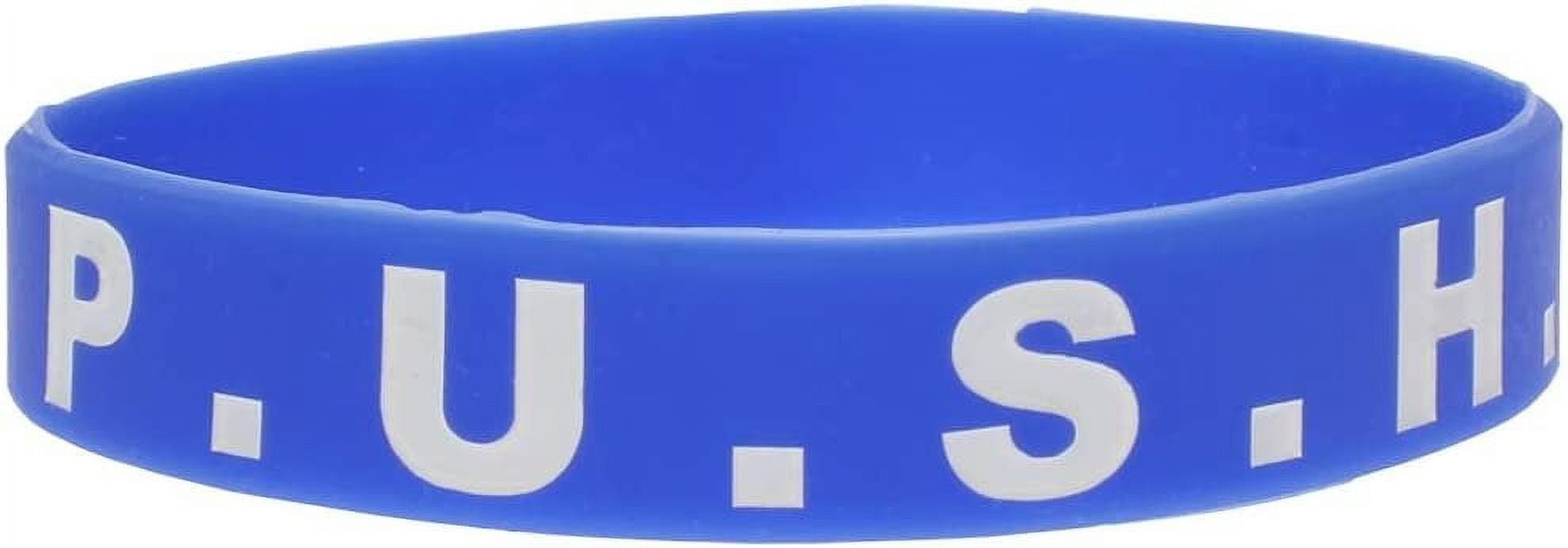 Pray Until Something Happens PUSH Bracelets - Silicone - Pack of 12 ...