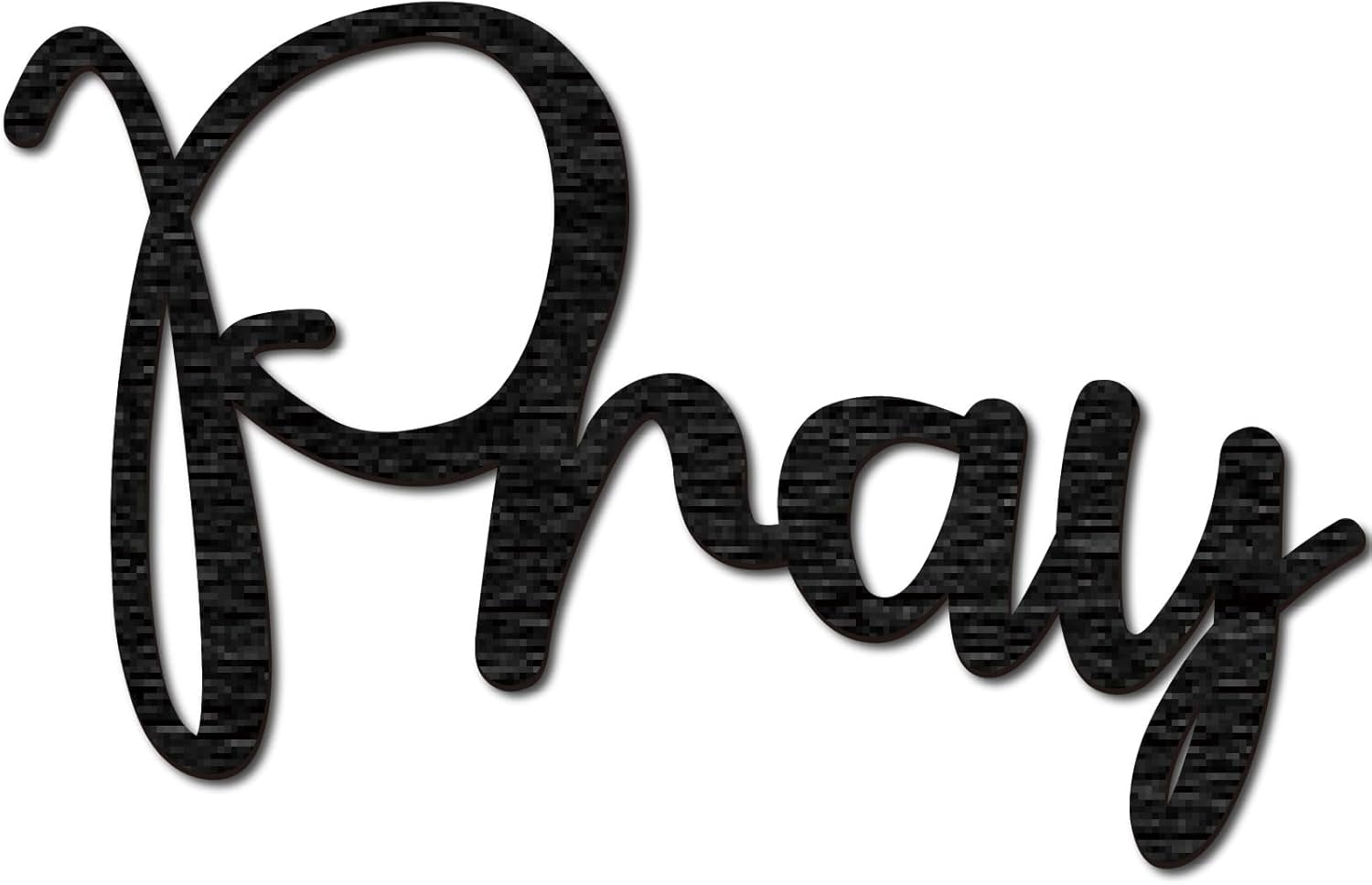 Pray Wooden Sign Word Wood Cutout Decorative Unfinished Letter ...
