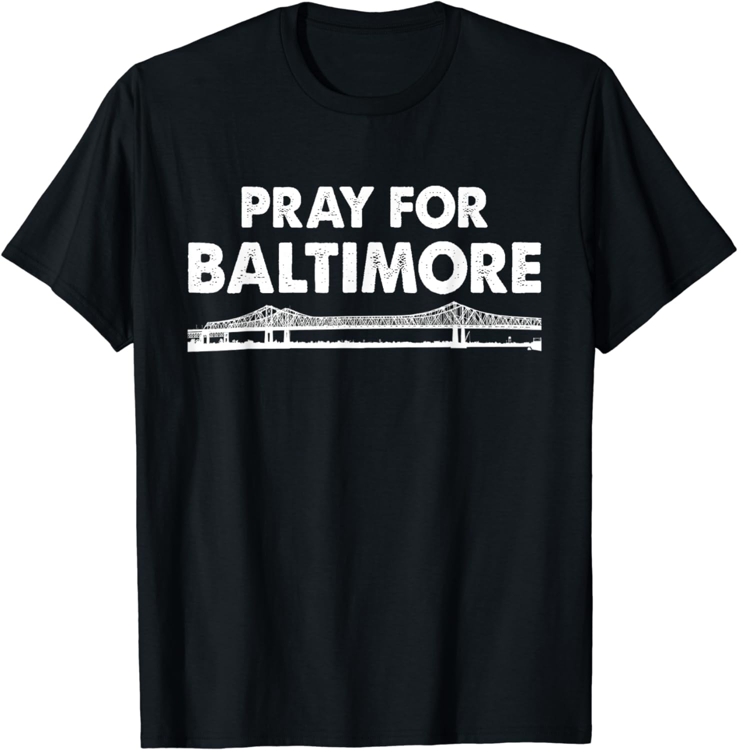 Pray for Baltimore, Francis Scott Key Bridge Shirt T-Shirt - Walmart.com