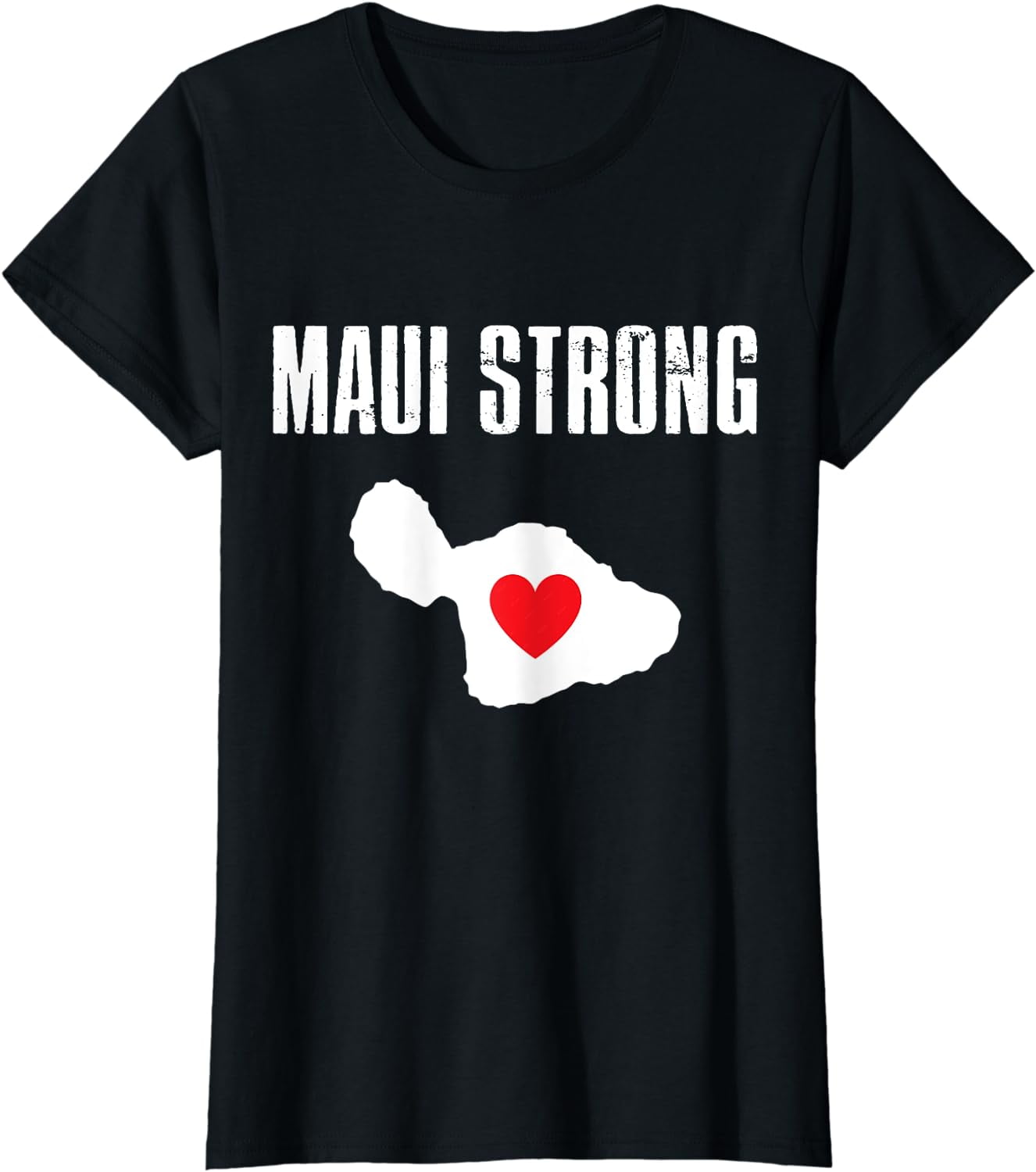 Pray for Maui Hawaii Strong T-Shirt Black Tee - Walmart.com
