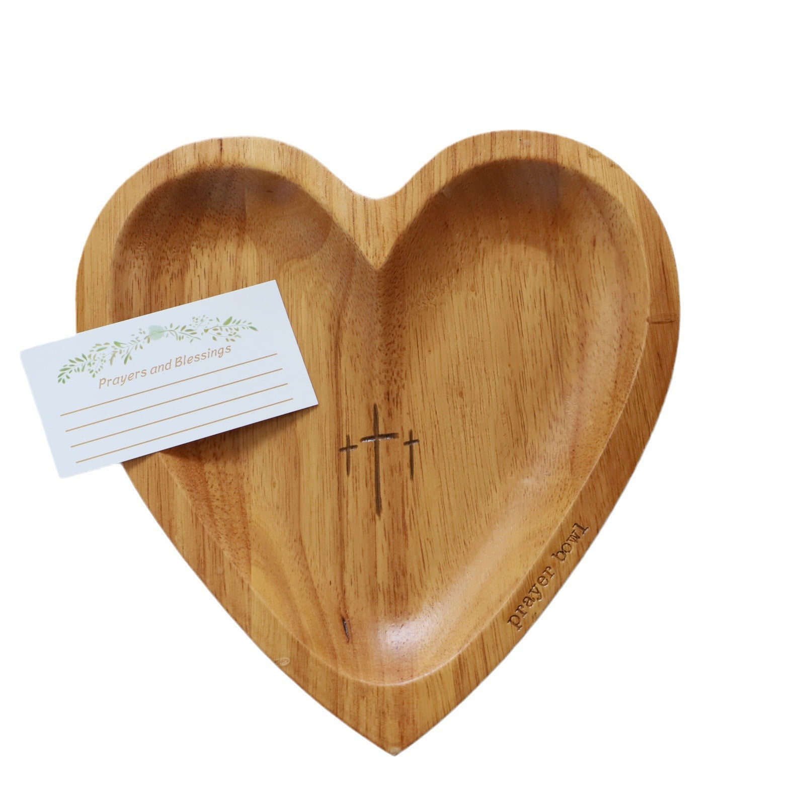 Prayer Bowl Handcrafted Bowl cross Prayer Bowls with Cards Christian ...