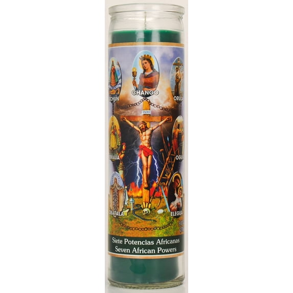 Prayer Candle Company Green Candle 8 Inch for Ceremonies and Meditation ...