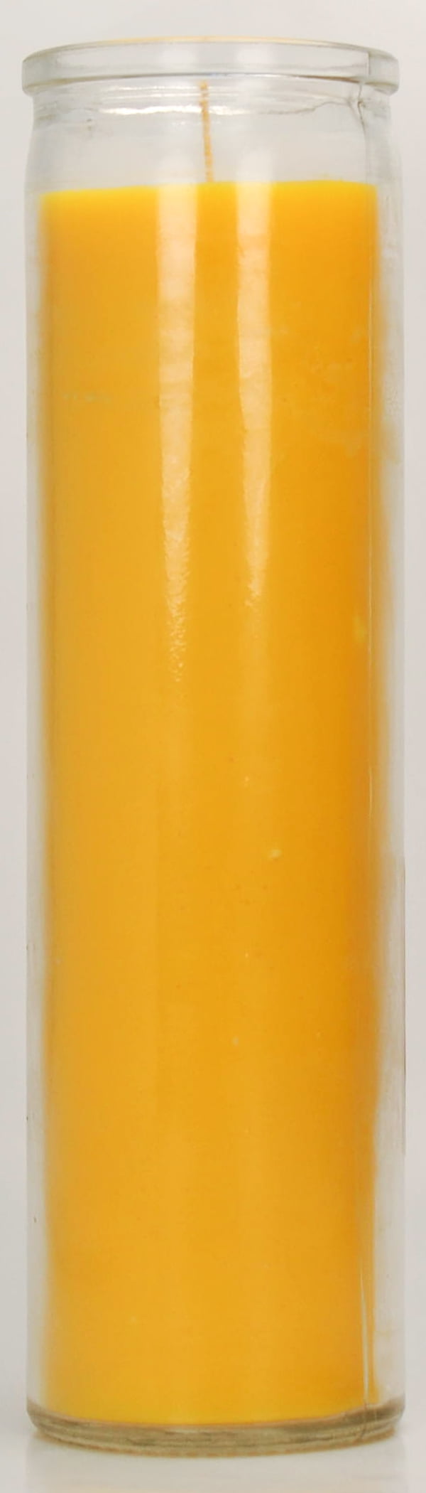 Prayer Candle Clear Glass Yellow Wax, 8 Inch - Walmart.com