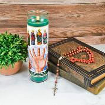 Prayer Candle Helping Hand Green Wax - Walmart.com
