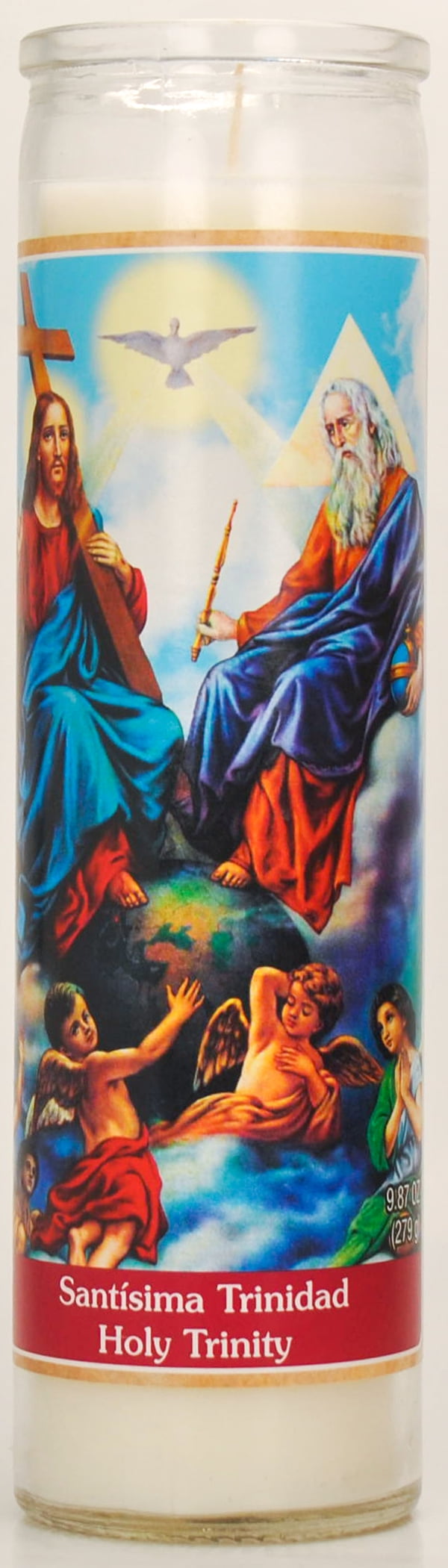 Prayer Candle Holy Trinity White Wax, 8 Inch - Walmart.com