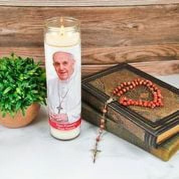 Prayer Candle Pope Francis White Wax - Walmart.com