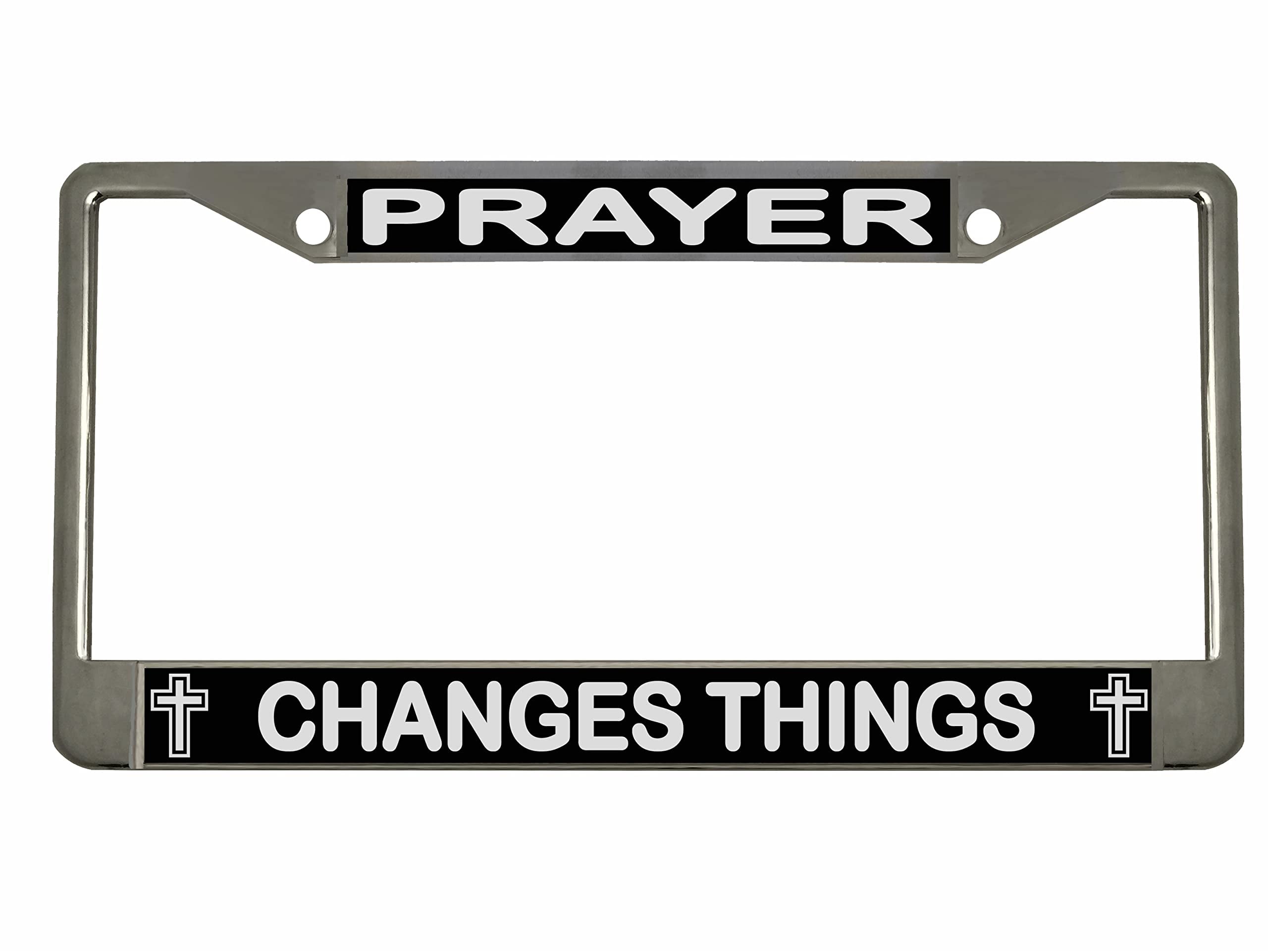 Prayer Changes Things Religious Jesus Christian Style Metal License ...