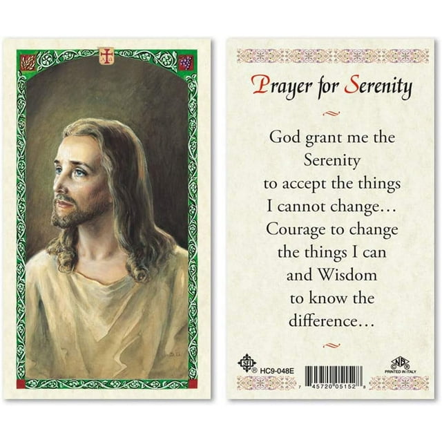 Prayer for Serenity Laminated Prayer Cards - Pack of 25 - Walmart.com