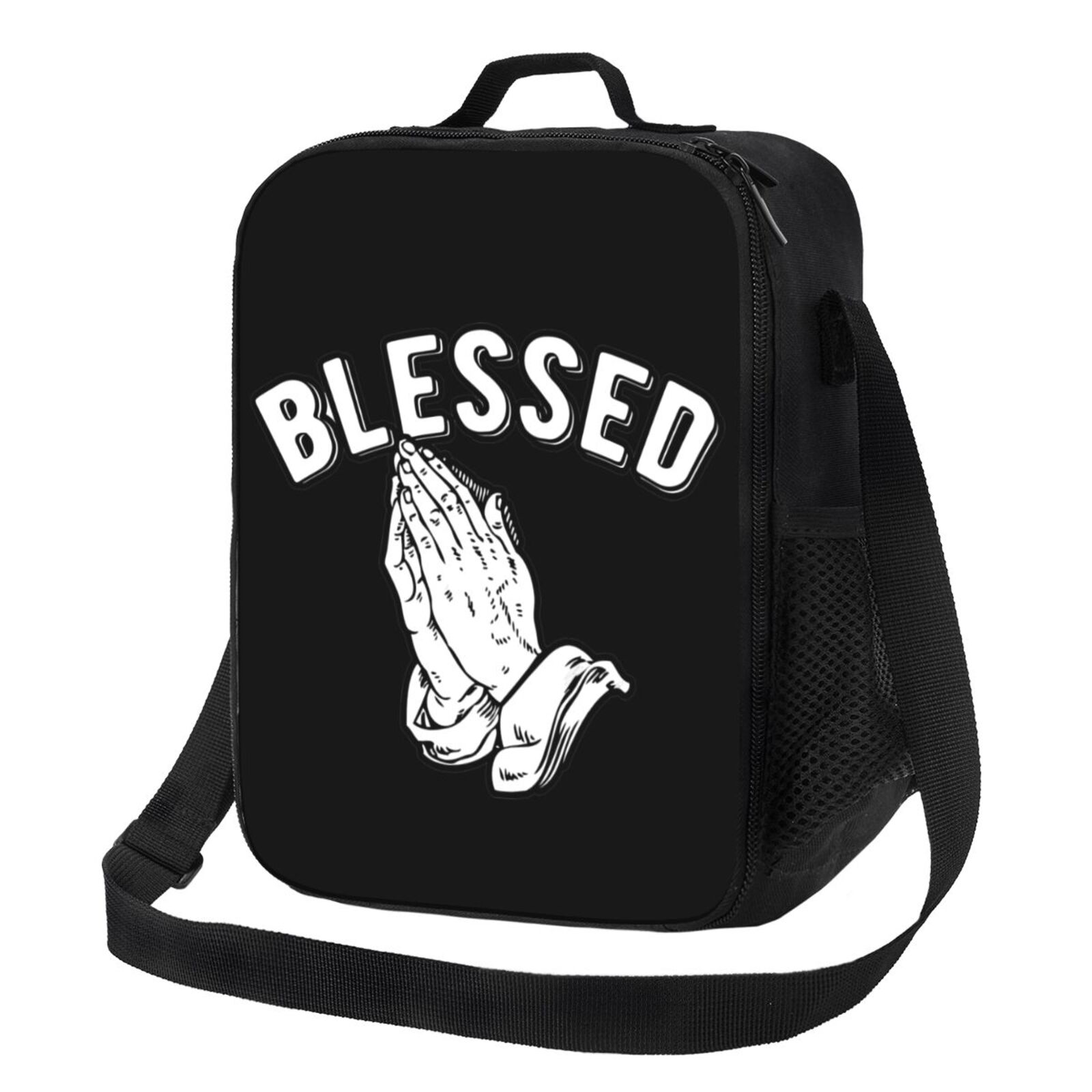Prayer Hands Jesus Christ Christian god Lunch Bag Insulated Lunch Box ...