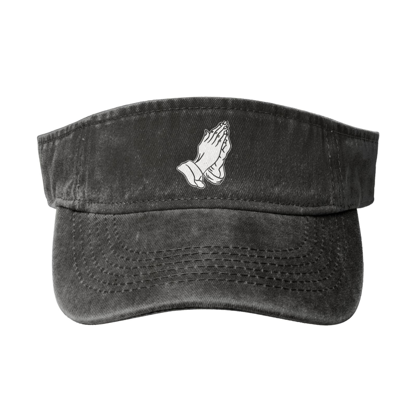 Prayer Hands Jesus Christ Christian god Sun Visor Hats for Women Men ...