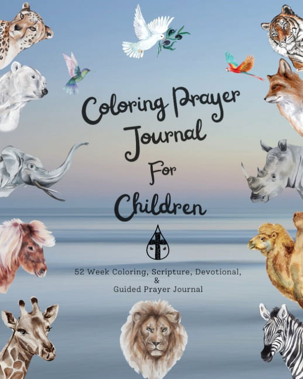 Prayer Journal: Coloring Prayer journal for children: 52 week coloring ...