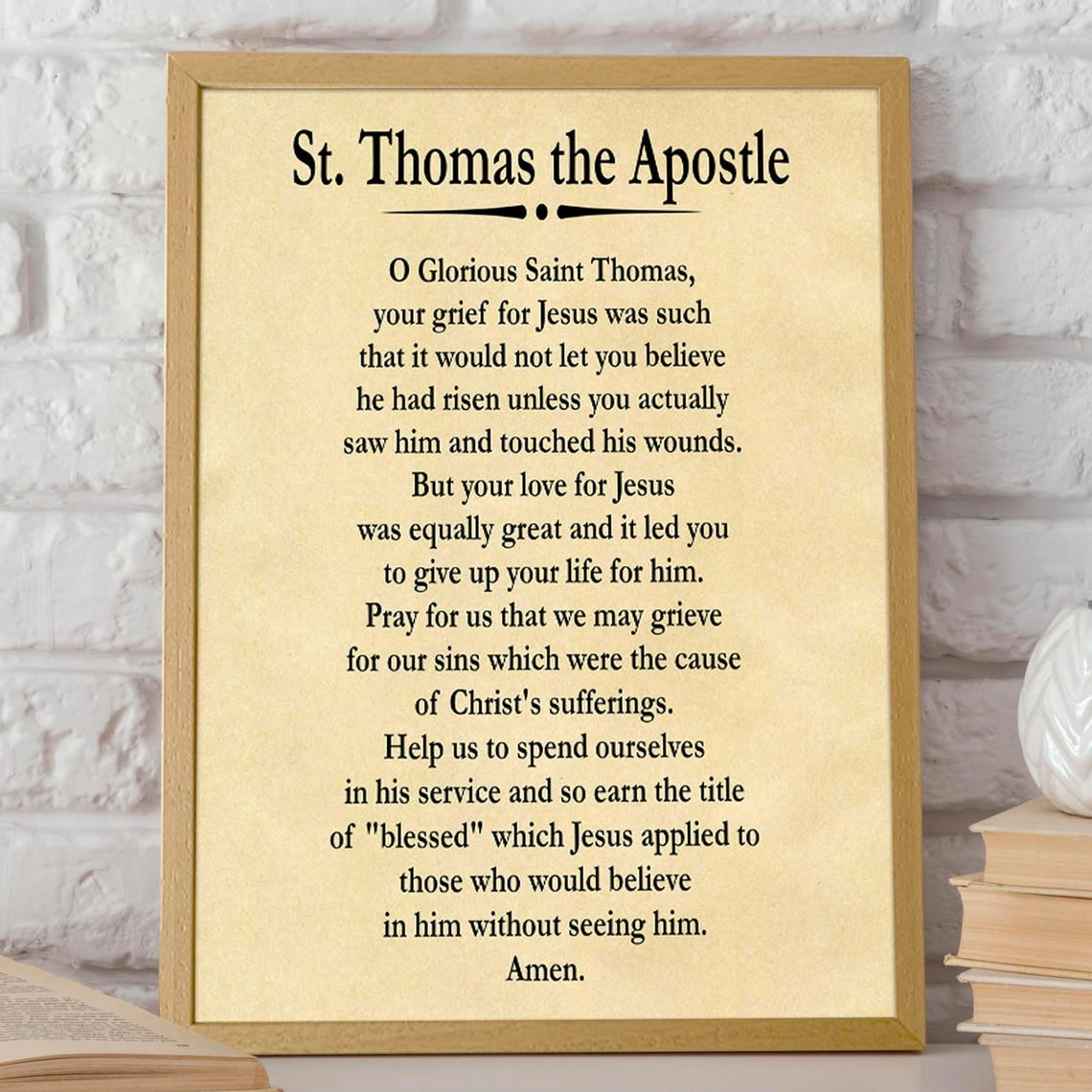 Prayer Of St Thomas The Apostle Prayer For Direction And Discernment ...