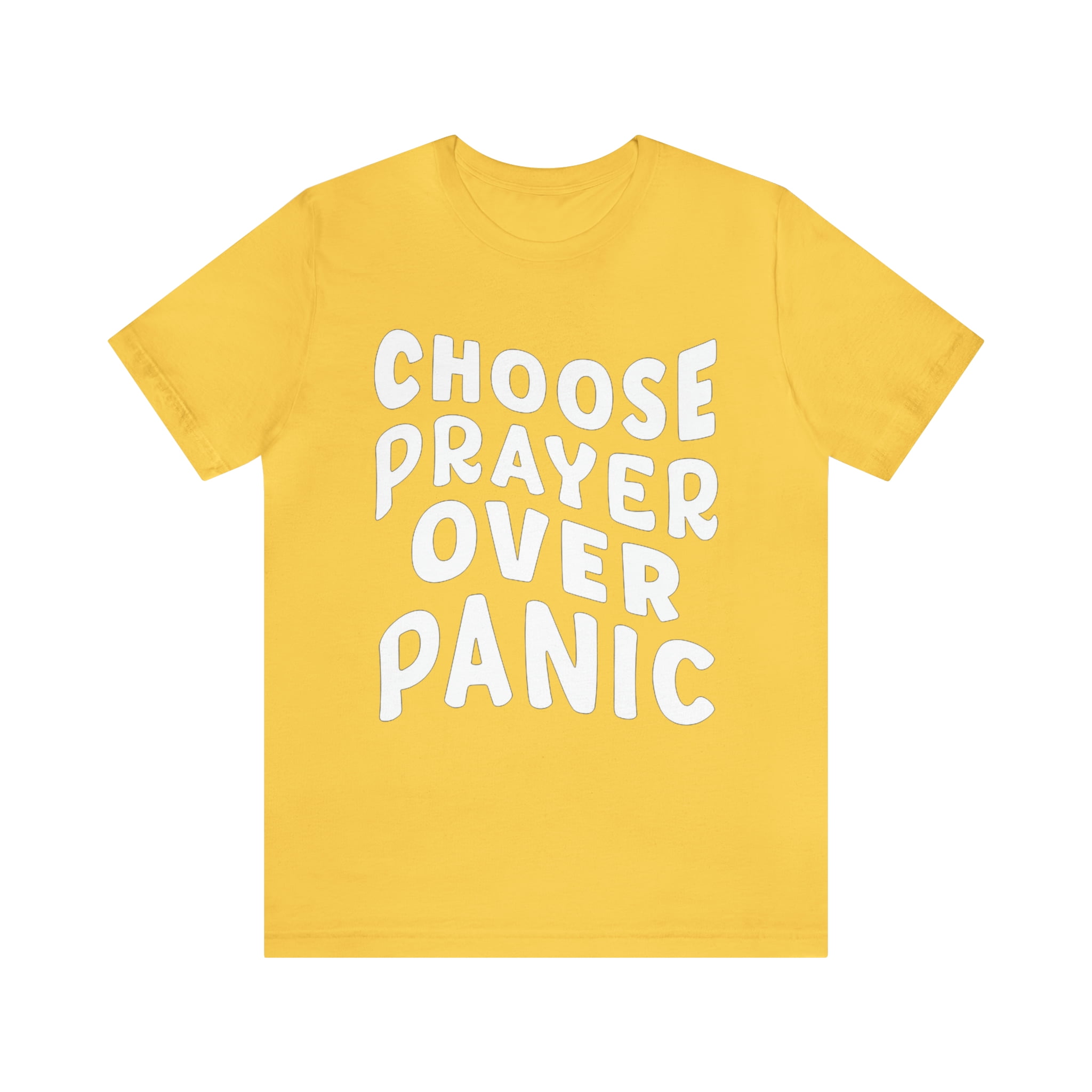 Prayer Over Panic Unisex Shirt | Religious Shirt for Prayers - Walmart.com