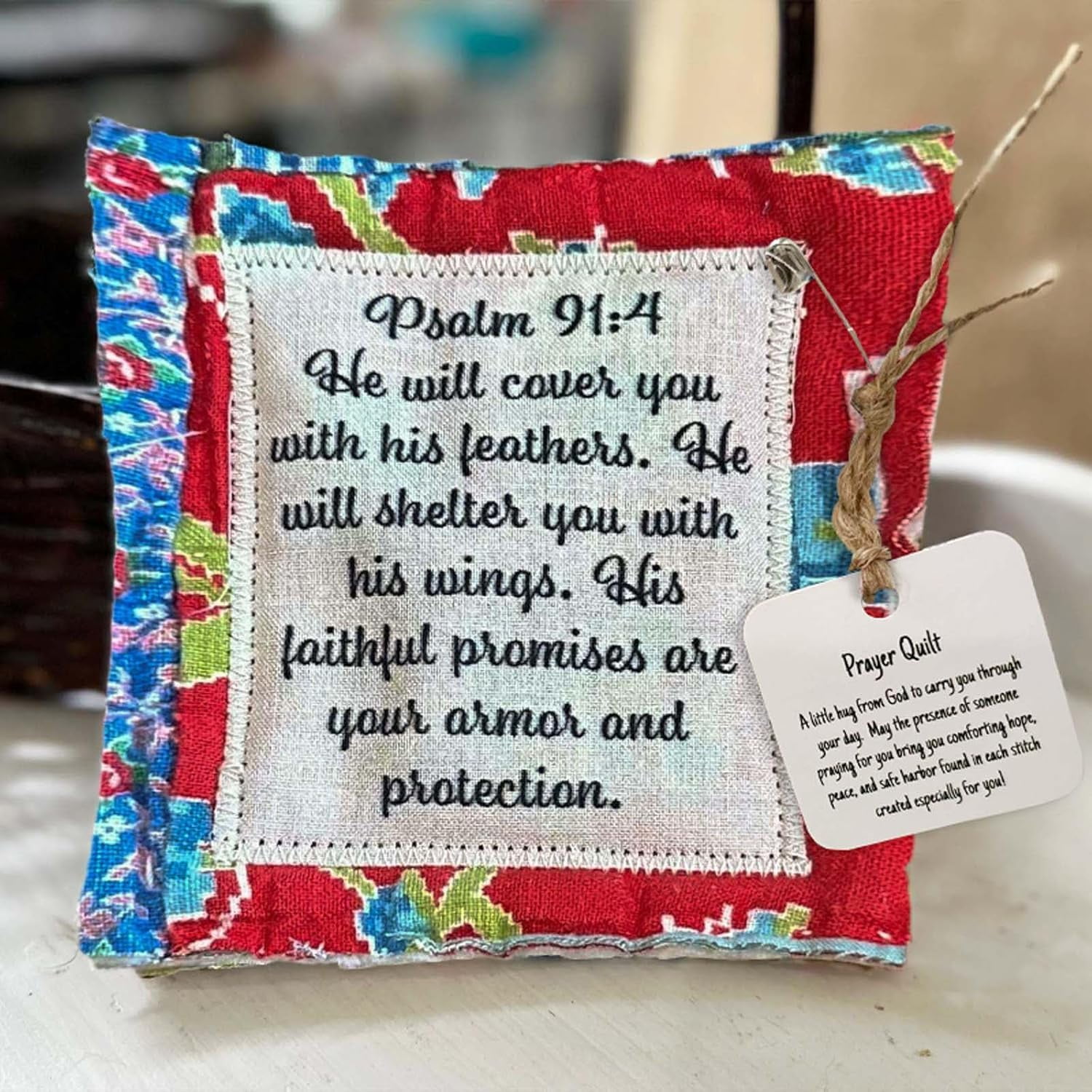 Prayer Quilt with Cross Inside - Mini Squares, Sew Individually ...