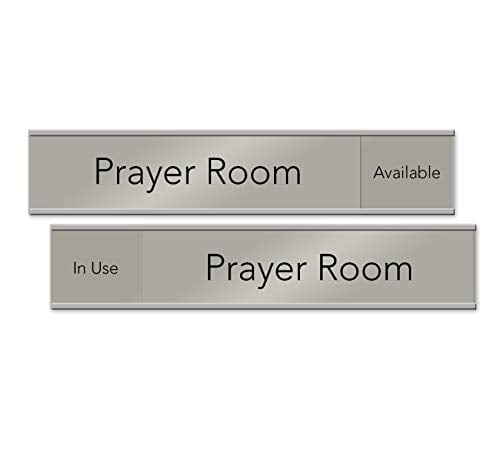 Prayer Room Slider Sign, 10" x 2" "Available/In Use" - Walmart.com