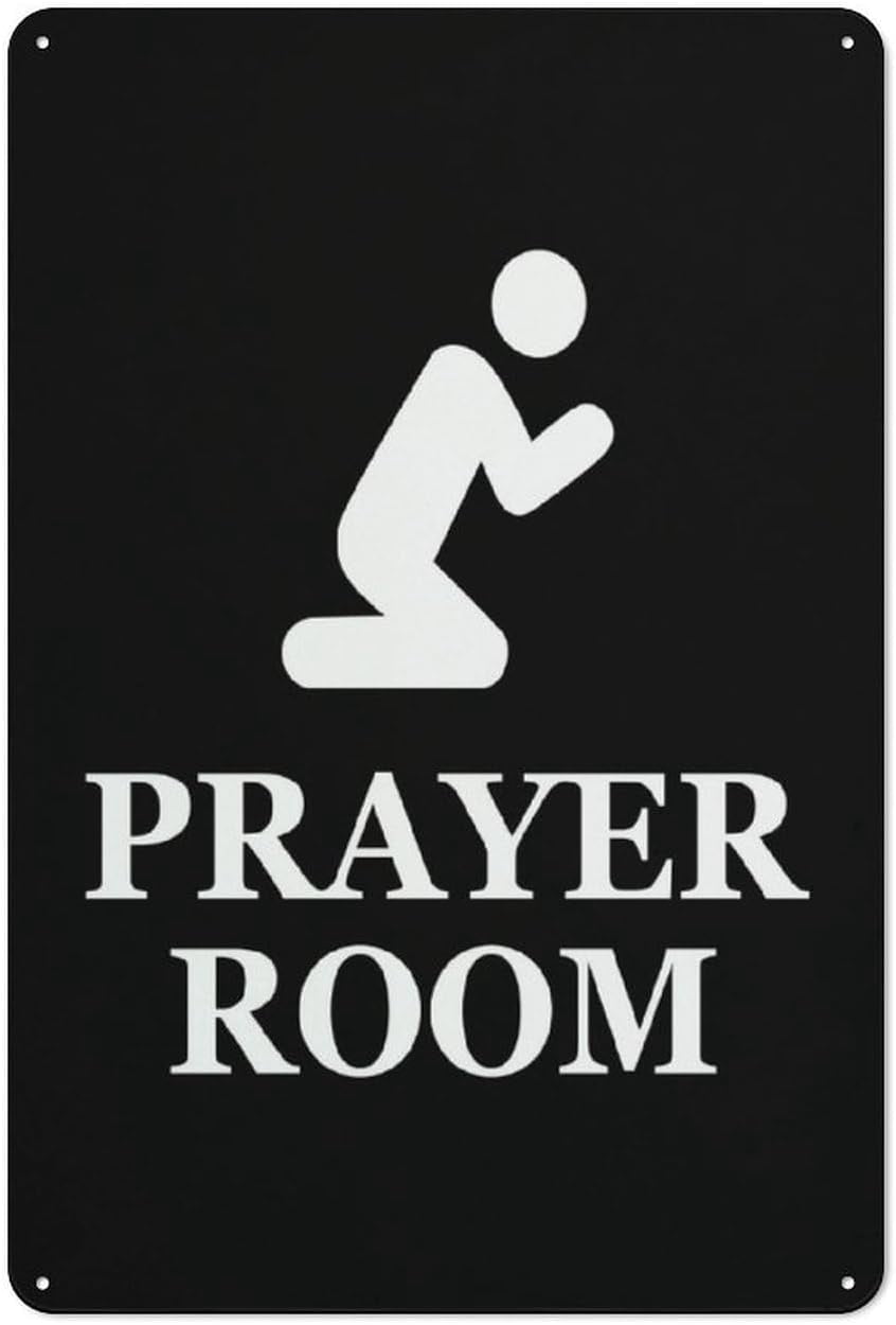 Prayer Room Symbol Sign Safe Sign, Signs Outdoor, 12 X 8 In, Sign For ...