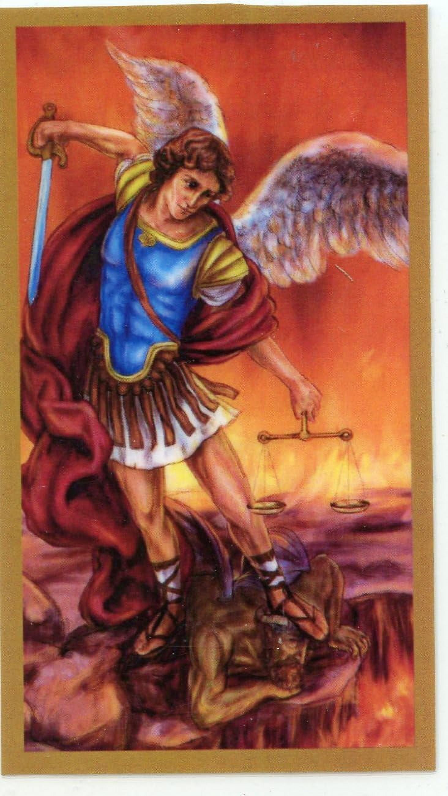 Prayer Cards - 25 Pieces, Laminated (For St. Michael) - Walmart.com